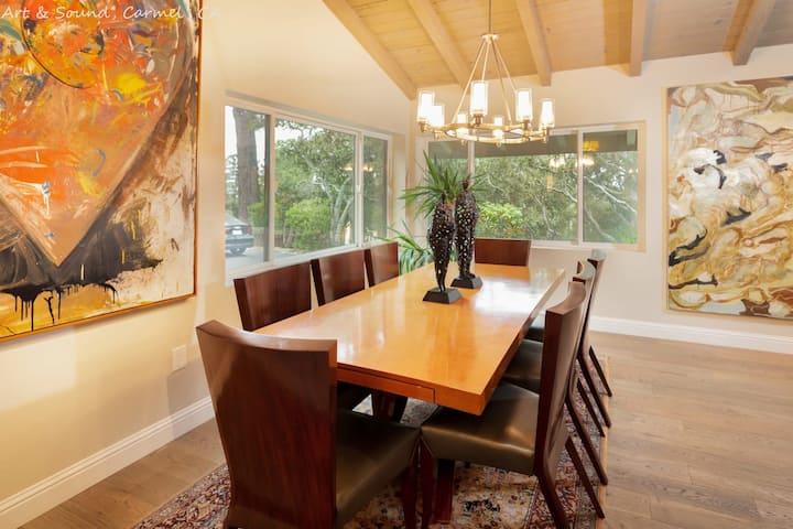 Art And Sound: Secluded Carmel Five Bedroom Home! - Monterey, CA