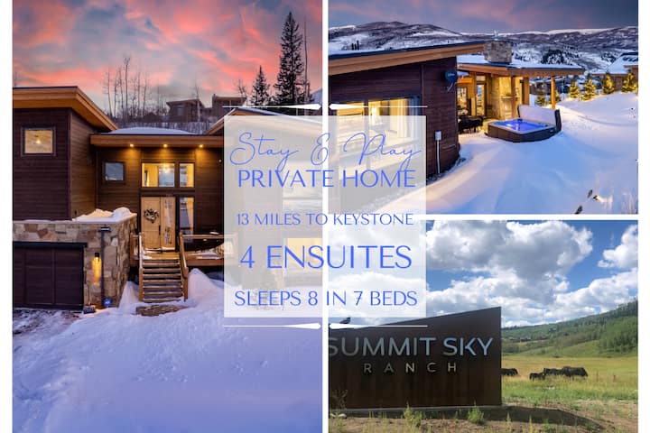 Blueviewretreat Backyard Hot Tub, $349 Clean Fee - Silverthorne, CO