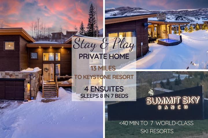 Luxury Home, Backyard Hot Tub, Keystone 13 Miles - Silverthorne, CO