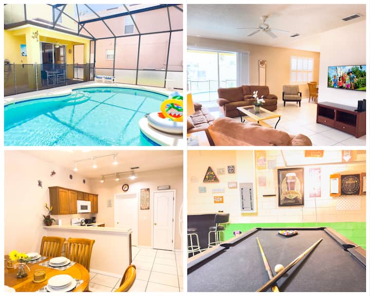 Sr130smw-4 Beds - Close To  Parks - Davenport, FL