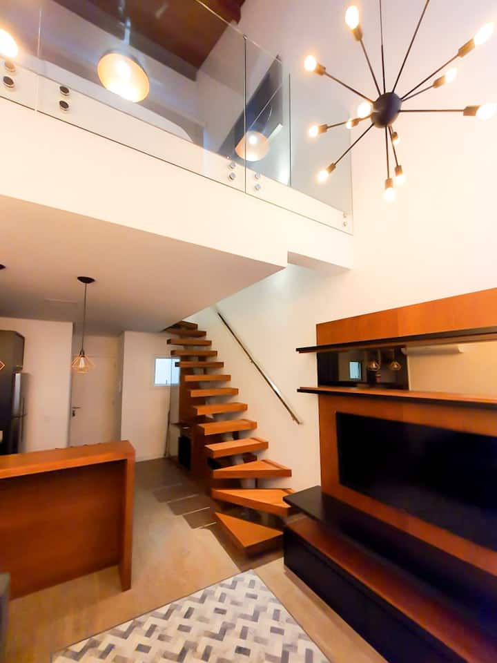 Loft Gramado 304 - Duplex Encantador No Centro - Gramado