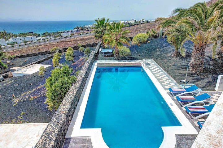 Villa Rodea - Piscine Privée Chauffée. Pour 10 Pax - Playa Blanca