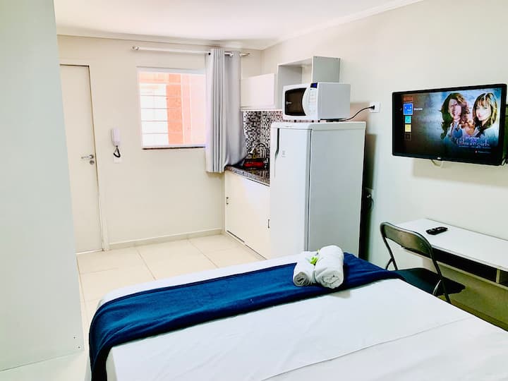 Nina 1 Studio/homeoffice C/piscina Enfrente Latam - São Paulo