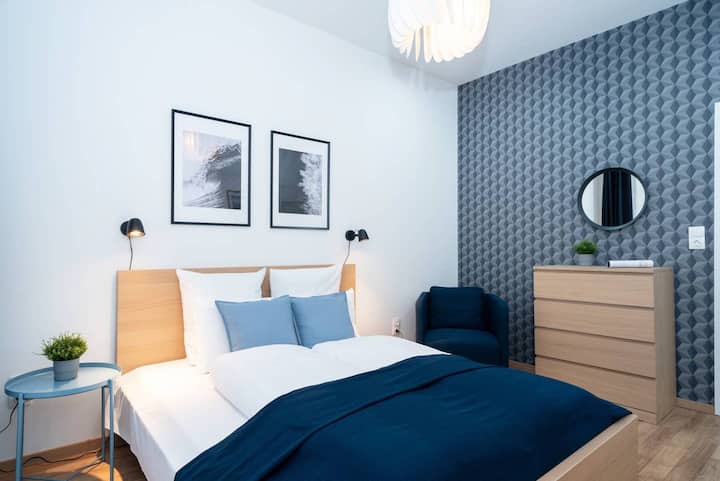 Large & Modern Apartment With A/c In Downtown - 부다페스트