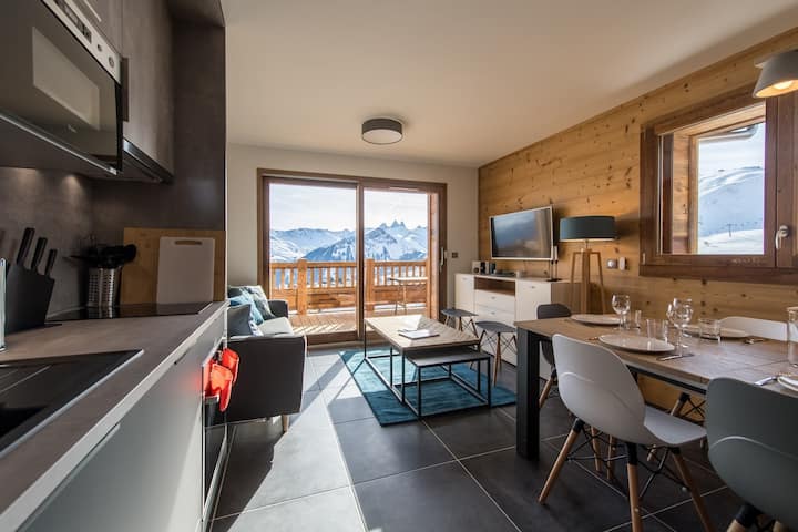 Appartement Haut De Gamme Sur Les Pistes, Vue Pano - Saint-Sorlin-d'Arves