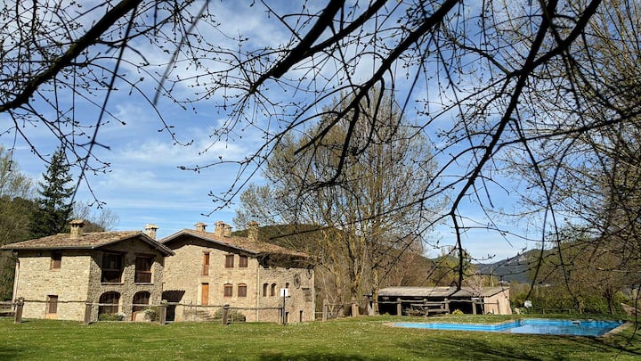 Mas El Carrer. [Blau] Appartement 2 Chambres 4 Pax - Santa Pau