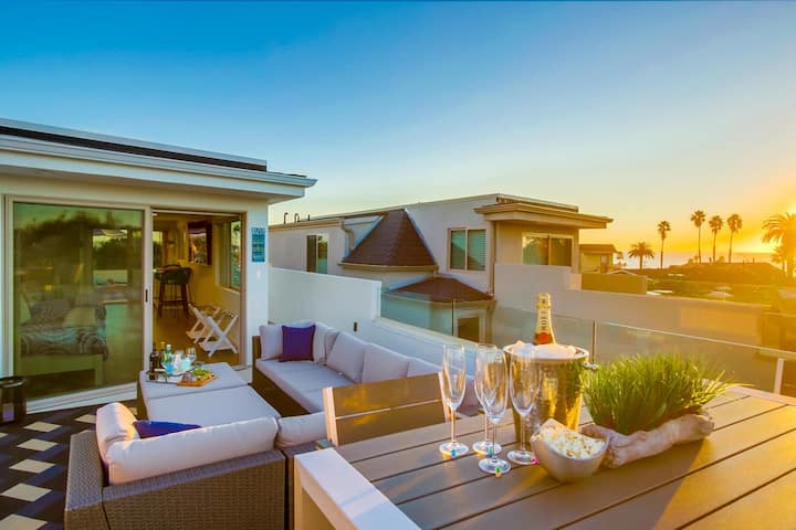 Beach 2 Blocks * Ocean Views * A/c - San Diego, CA