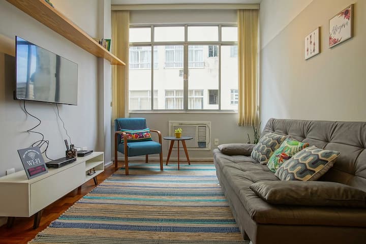 Lau1112| Bedroom And Living Room In Botafogo - Rio de Janeiro