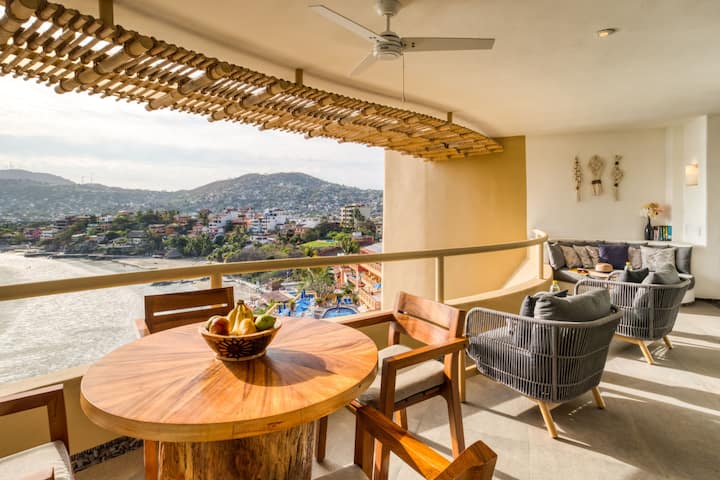 Villas Kaukan 401: Wake Up To Sunrises In Bed - Zihuatanejo