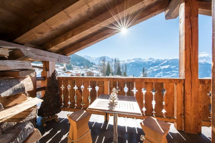 Regal 5 Br Chalet In The Heart Of Verbier - Bagnes