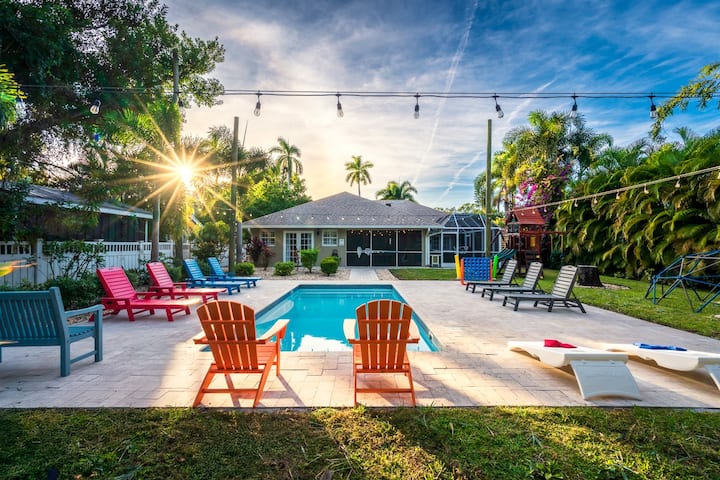 Pool, Hot Tub, Fun Games Near Downtown/river/beach - Bradenton, FL