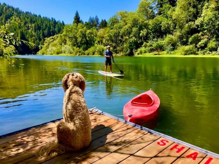 Boathouse- Riverfront, Steps To Beach, Deck - Guerneville, CA