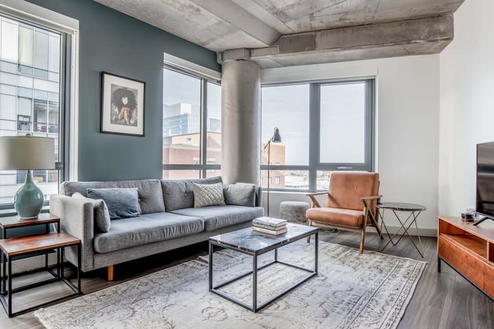 Blueground | Kendall Sq, Office Nook, Gym, Nr Mit - Cambridge