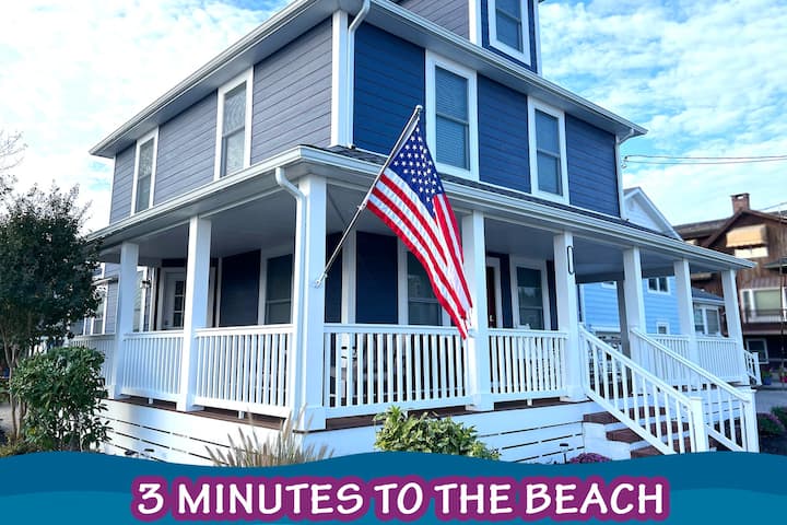 One Block To Beach, Off St Parking, 3fls - Bay Head, NJ