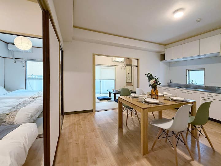 Dai3kuboi 404 New 3br Apt For 9 Ppl Near Peacepark - Hiroshima