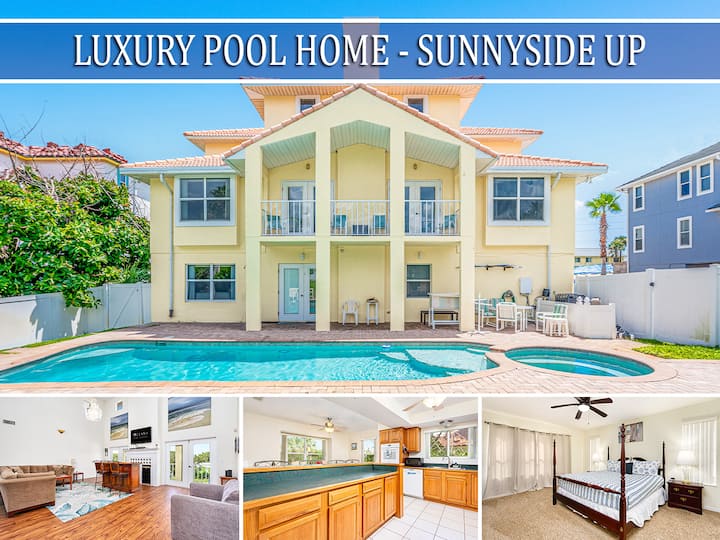 Pool Home-across From Ocean-fire Pit-sunnyside Up - Ponce Inlet