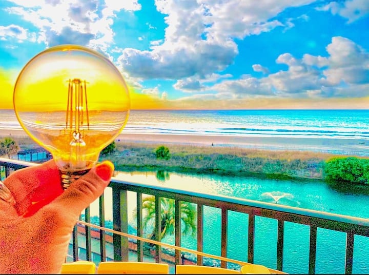 Oceanfront Condo-stunning Views, Pool, Sauna & Tub - Surfside Beach, SC