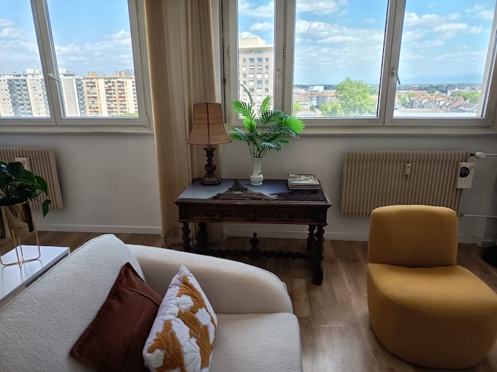 Vue Exceptionnelle –Centre Mulhouse – Gare à 8 Min - Mulhouse