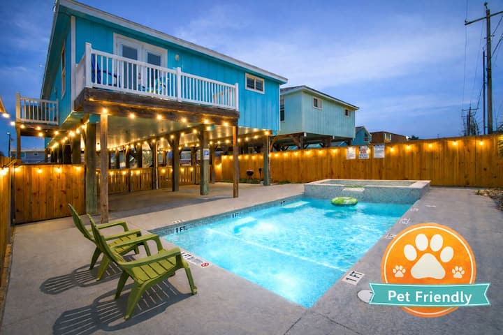 Boogie Board Bungalow | Private Pool - Port Aransas, TX