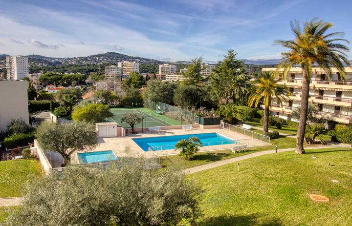 Antibes 4 People - Swimming Pool And Tennis - Garage - Antibes