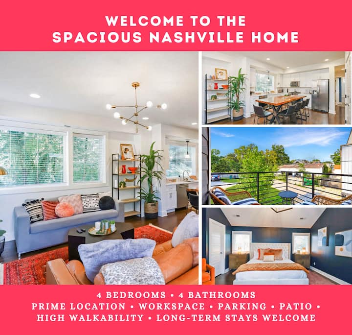 Walk To 12 South & 8th Ave! 4br/4ba - Nashville, TN