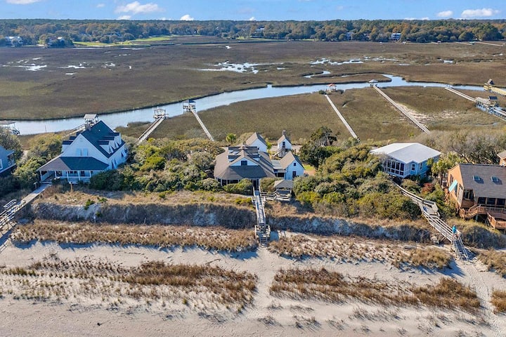 Lemon Labruce 6 Bdrm Oceanfront Beach House - Pawleys Island, SC