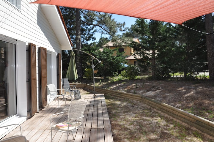 Jolie Villa Avec Jardin Au Coeur De Lacanau Océan - 라꺄노
