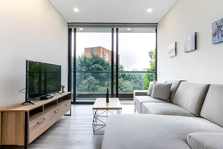 Class Suites 503 - Apt Luminoso Y Con Piscina - Medellín
