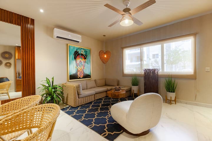 4velas Familyfriendly | 10min Beach|wifi 200mb|gym - Playa del Carmen