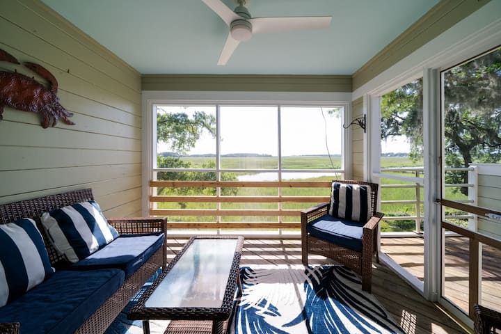 Puestas De Sol Cautivadoras! 2br / 2. Villa 5ba! ¡Mascota Amigable! ¡Tarjetas De Amenidades Disponibles! - Seabrook Island, SC