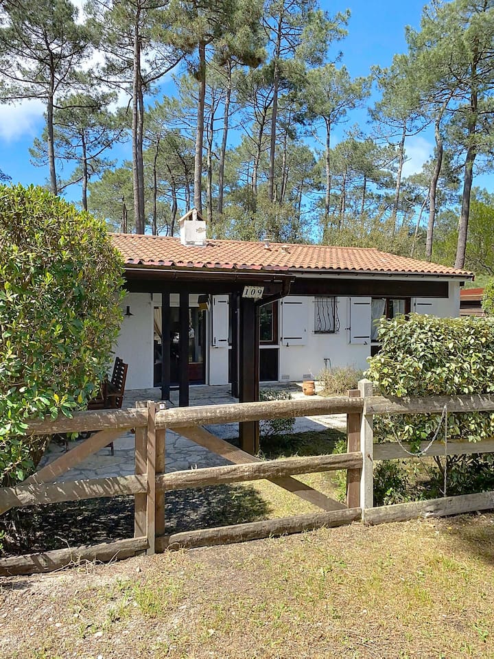 Charmantes Haus Mit Garten Im Pinienwald Für 6 Personen In Lacanau Océan - Maubuisson