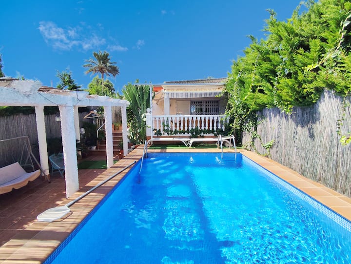 Chalet Con Amplio Jardín Con Barbacoa Y Piscina Privada - Playas de Calblanque