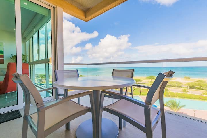 Bright & Modern Oceanview Getaway 2br By Bluearuba - Aruba