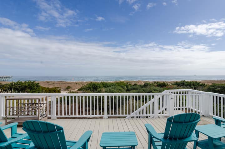 Exquisite 4000 Sq Ft Oceanfront Home - W254 - Wrightsville Beach, NC