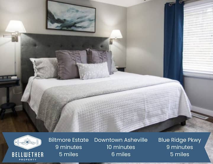 *New* Escape To Comfy Condo|10 Min-dt & Biltmore - Asheville, NC