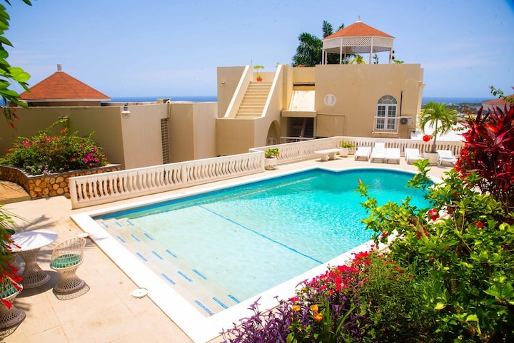 Hilltop Panoramic Seascape - Caribe