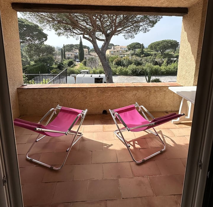 Gigaro - Mas Climatisé Avec Vue Mer - Ramatuelle