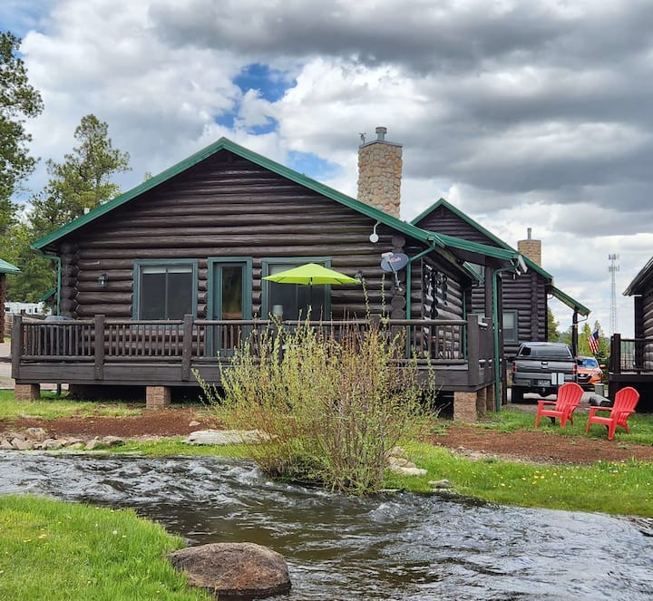Riverside Lodge #174-log Cabin In Greer - Greer, AZ