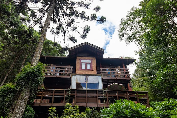 Chalet With Heater And Wood Stove In Lajeado - Santo Antônio do Pinhal