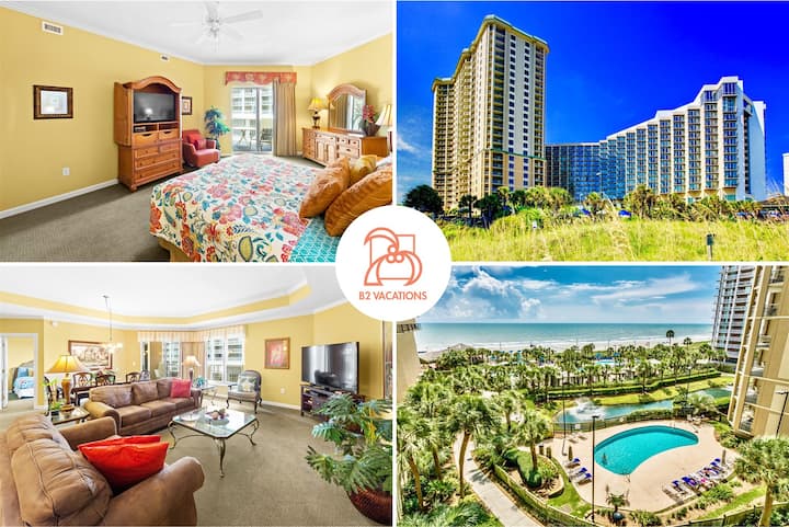 Royale Palms 704 Elegant Oceanview W/pool & Beach - South Carolina