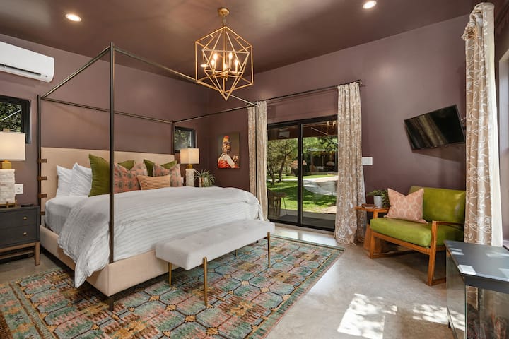 Cielo At Ololo, Hot Tub, Outdoor Shower, Fire Pit! - Fredericksburg, TX