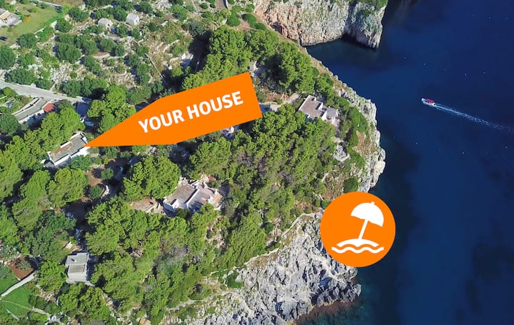 Breathtaking Whirlpool Villa&office W/ Sea Access - Santa Cesarea Terme