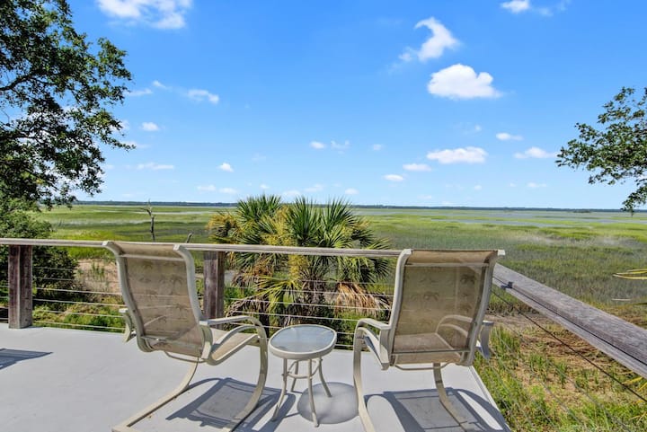 Gorgeous Views!  Charming Home On The River - Kiawah Island, SC