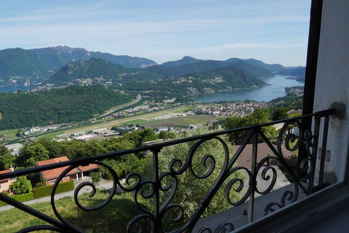 Apartment With View Of The Lugano Valley. - Cademario