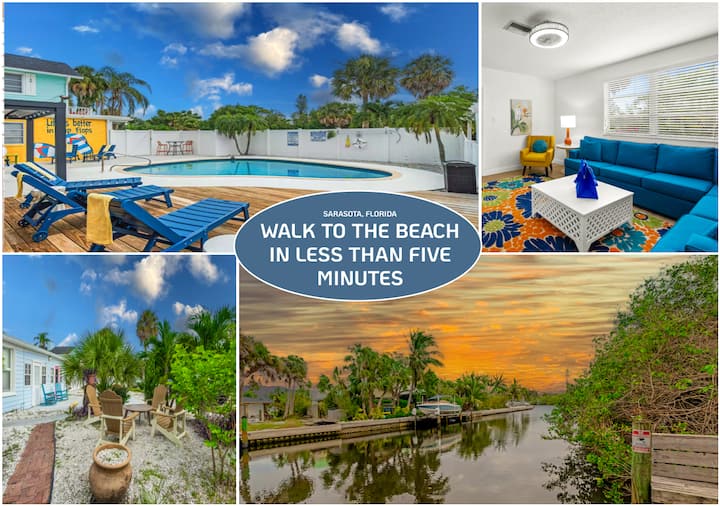 • Steps To Siesta Key Beach • Pool • Bbq - Siesta Key, FL