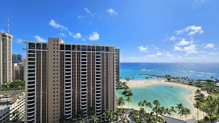 Ilikai 1938 Ocean/lagoon 2xbed, Sofa Bed Free Parking - Honolulu