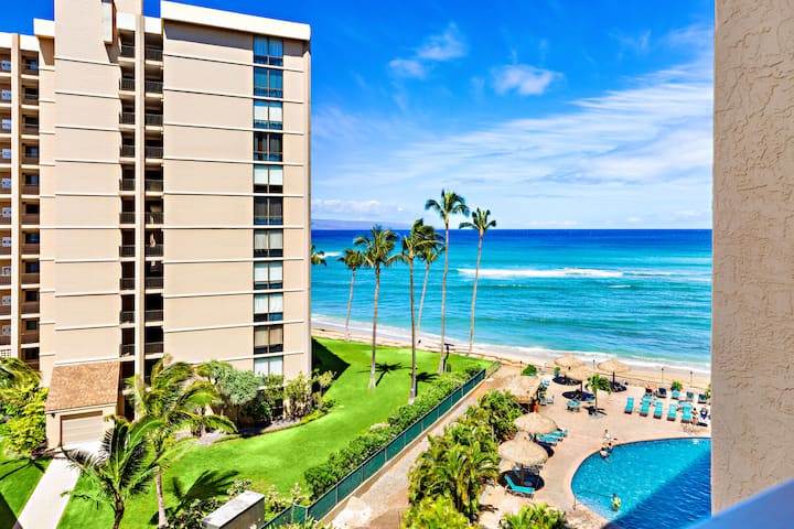 Beautiful Spacious Studio At Beachfront Resort - Hawaii