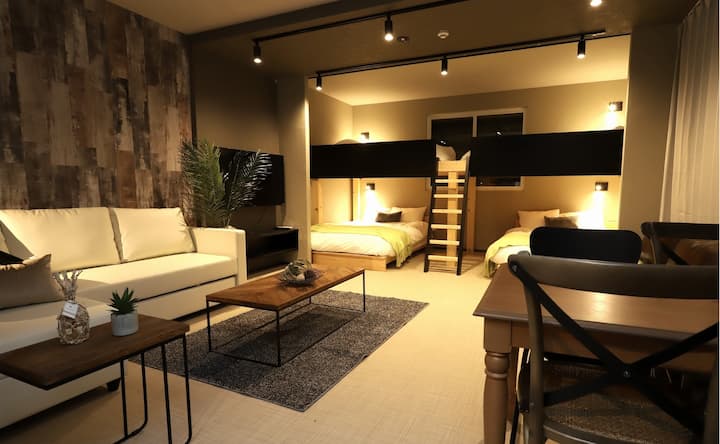 R4 One Floor Rental! Contactless Ci / Max 7 People - Sapporo