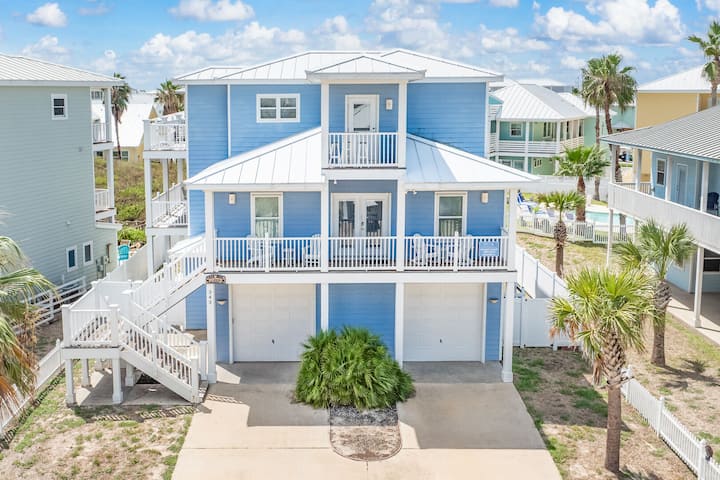 Casa Azul - Spacious 4 Bedroom W/ Boardwalk Access - Port Aransas, TX