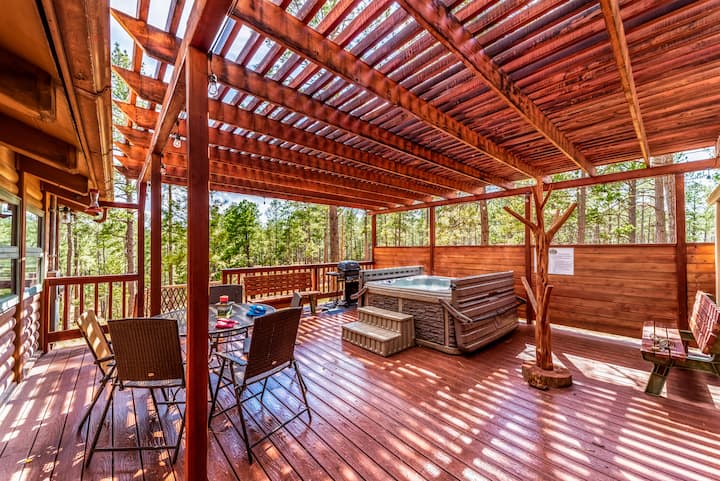 Deer Meadows & Wildflower: Nature | Hot Tub | Fun - Ruidoso, NM